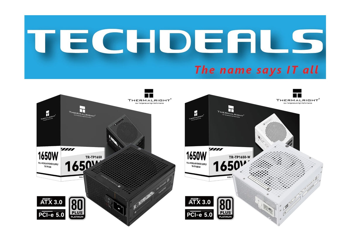 Thermalright TP Platinum 1650W (Modular ATX 3.0+Gen5) - White/Black – TechDeals Pte Ltd