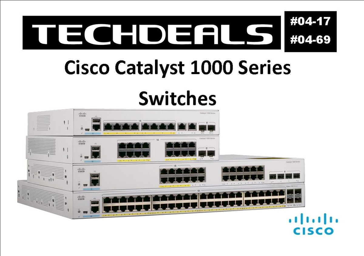 Cisco Catalyst 1000 Series Switches C1000-24P-4G-L / C1000-24P-4X-L ...
