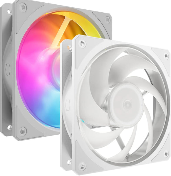 COOLER MASTER MOBIUS 120P ARGB RING BLADE FAN - WHITE/BLACK (5Y ...