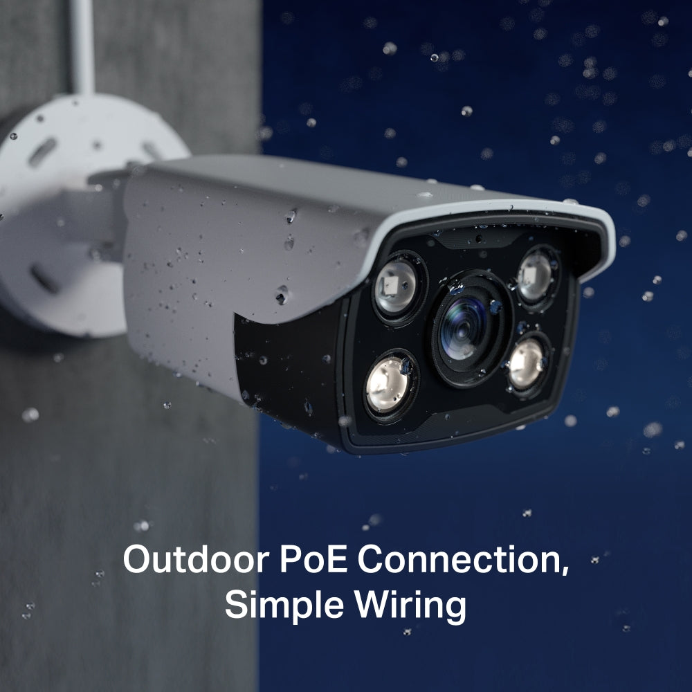 Tp-Link VIGI C340HPWSM-4MP Outdoor Full-Color Bullet Network Camera ...